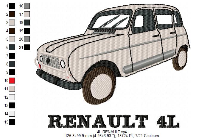 RENAULT 4 L - Creationmamzelleines